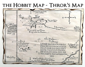 Thorin's Map - Etsy