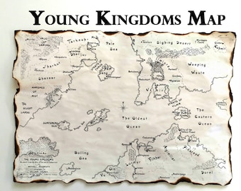 Map of Prythian ACOTAR Map Realm of Faeries Map A Court of - Etsy Israel