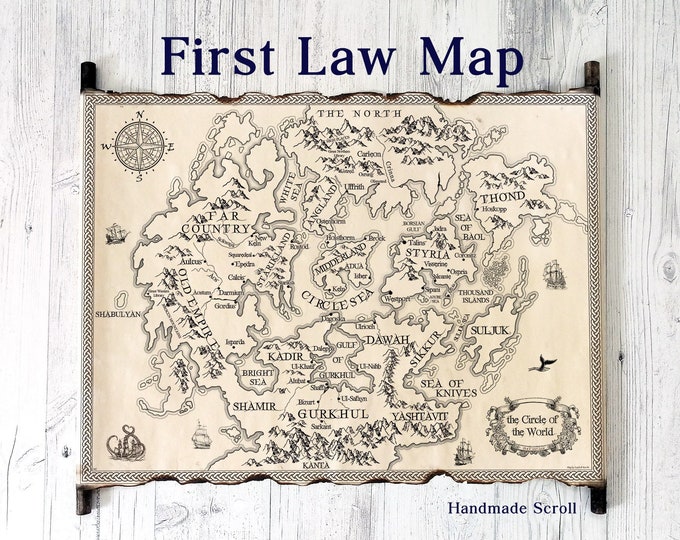 First Law Map - Etsy