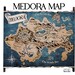 Medora Map on Handmade Scroll, the Medoran Chronicles Map, Fantasy Map ...