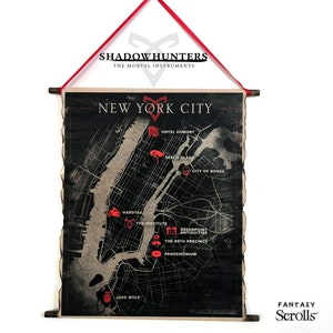 The Mortal Instruments New York City Map, Shadowhunters Map, NY Map the ...