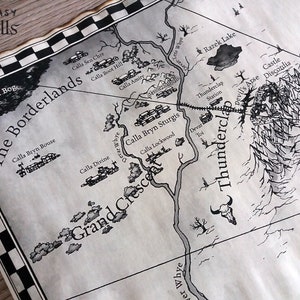 End-world Map, the Dark Tower Map, the Gunslinger Map, Mid World Map ...