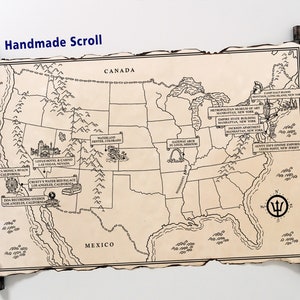 Lightning Thief Map, Percy Jackson USA Map, Percy Jackson and the ...