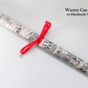 Warrior Cats Map on Handmade Scroll, Forest Territories, Bookish Gift ...