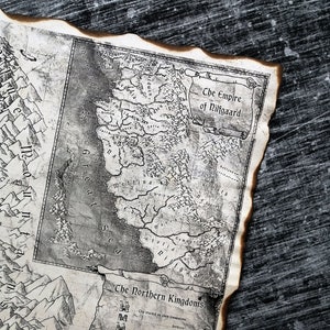 The WITCHER the Empire of Nilfgard Map, the Northern Kingdoms Map ...