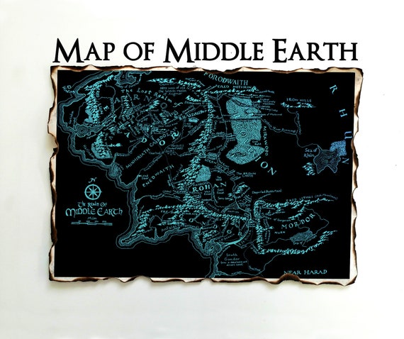 Lord Of The Rings Map Mordor