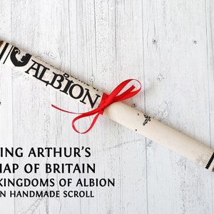 The Kingdoms of Albion, Camelot Map of Britain, King Arthur’s Map of ...