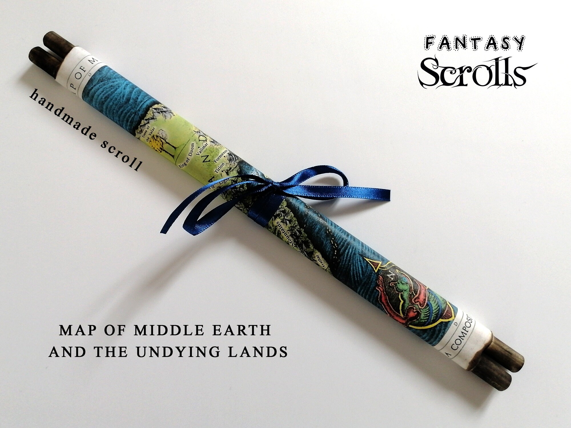 Map of Arda Map of Middle Earth and the Undying Lands Lord - Etsy Finland