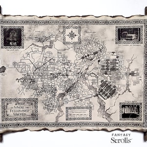Moria Map, Midle Earth Map of Moria Mines, a Map of Where the ...