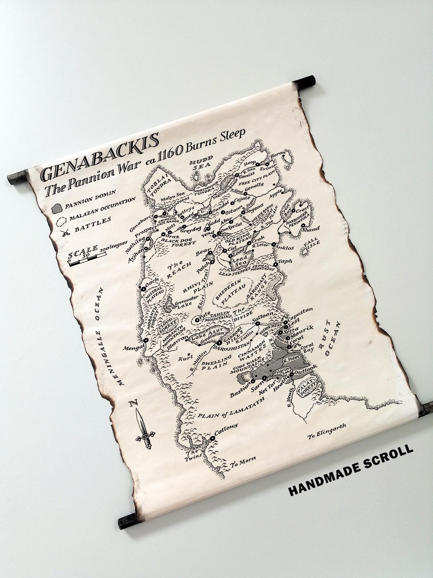 Malazan Karte Genabackis Places I've Been