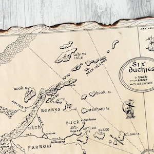 The Realm of the Elderlings, the Six Duchies Map, Robin Hobb's the ...