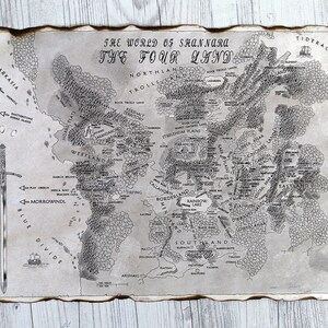 The Four Lands Shannara Map, the Realm of Shannara Map, the Shannara Chronicles Map, the Sword ...