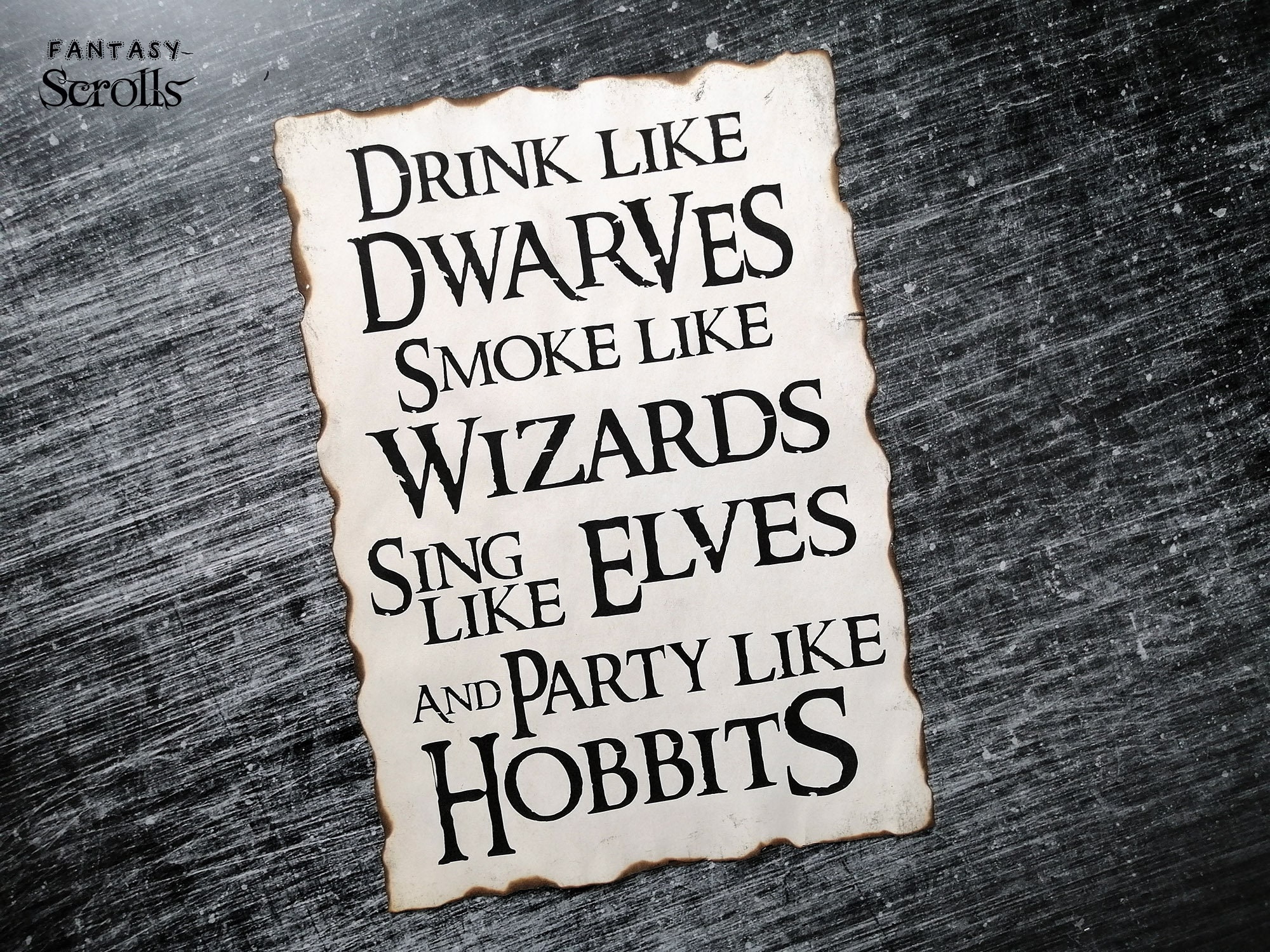 Dwarves Hobbit Poster