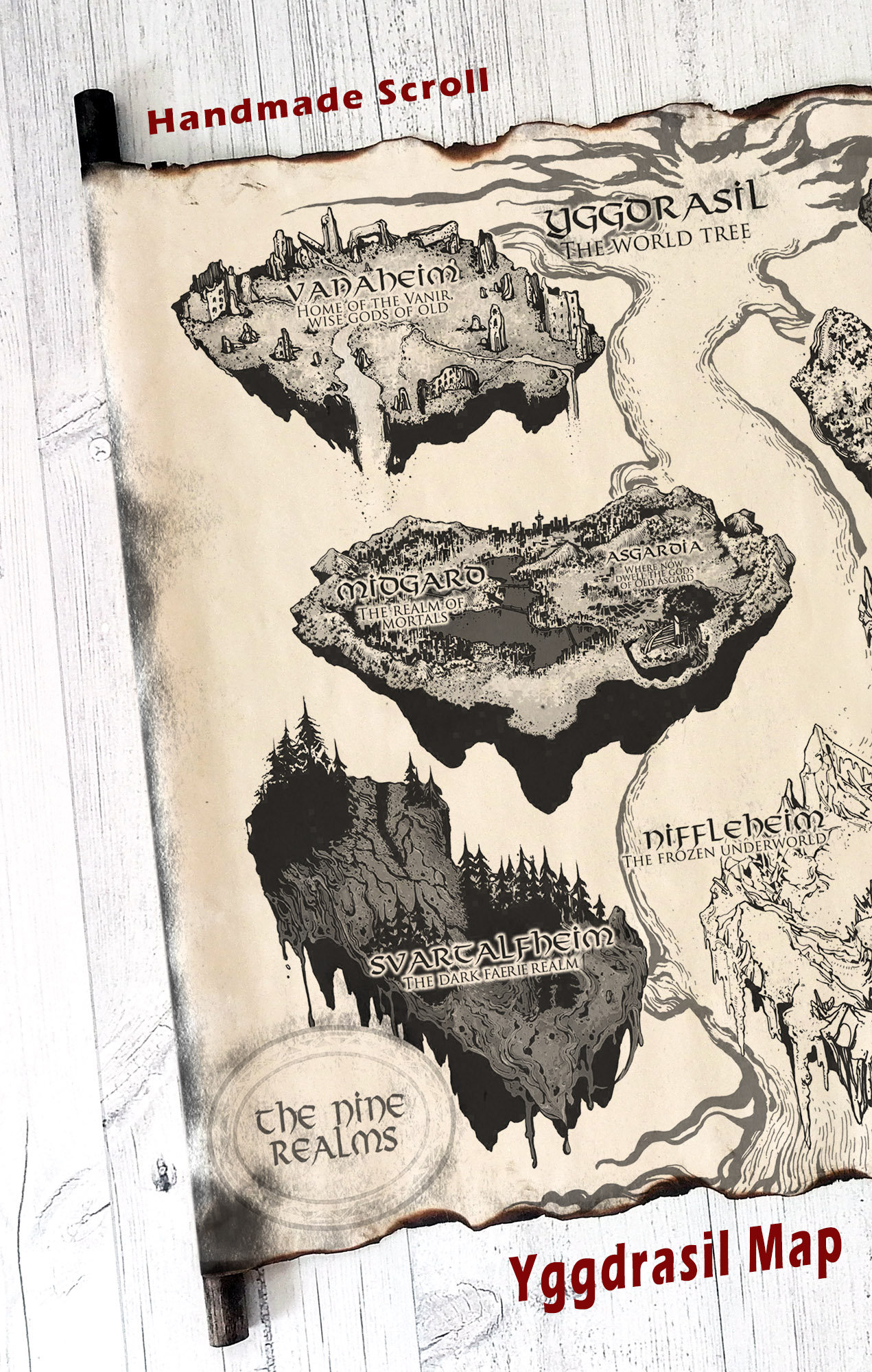 Yggdrasil Map Rome Adventure Chaos World Map By Vinaru3000 On