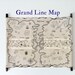 Grand Line Map, One Piece World Map on Handmade Scroll, Anime Gift, One ...