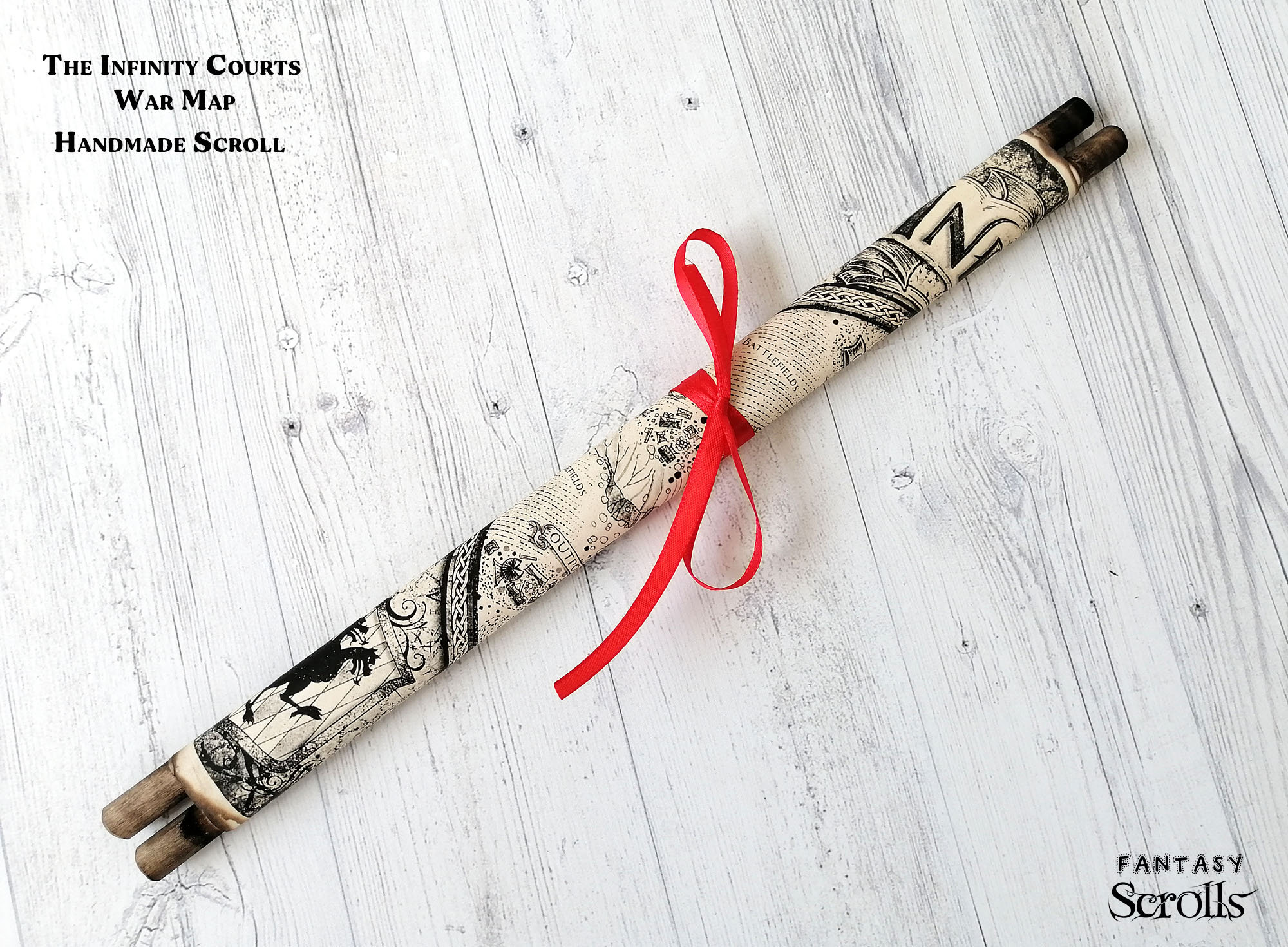 The Infinity Courts Map on Handmade Scroll War Map the - Etsy