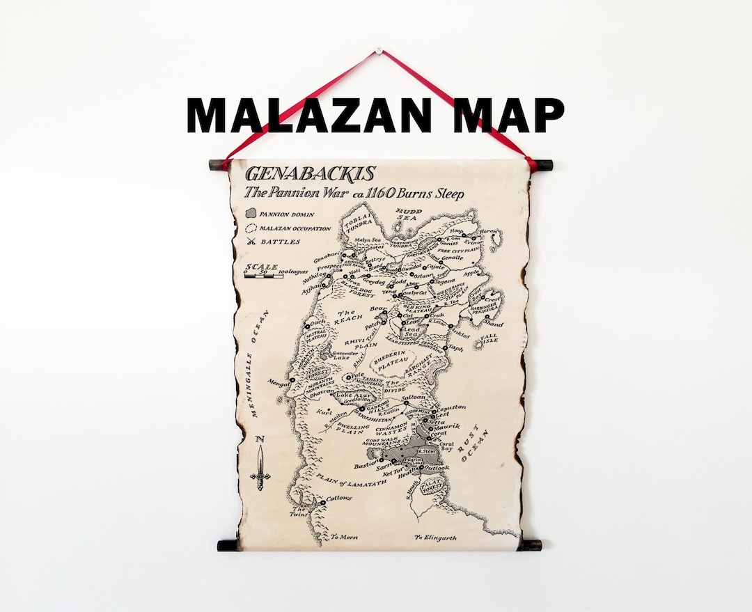 Malazan Genabackis Map, the Malazan Empire Map, Malazan Book of the ...