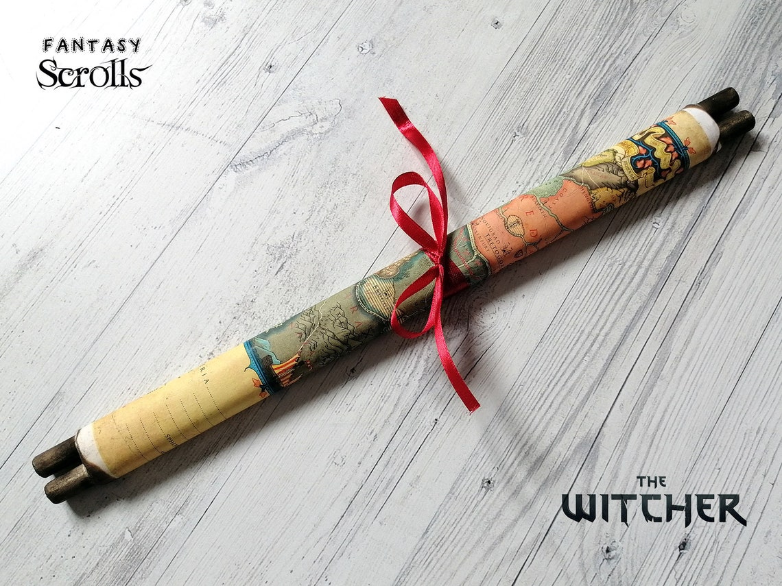 The Witcher Color Map of the Northern Kingdoms World of - Etsy