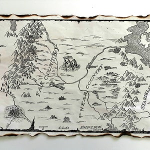 Red Country Map, the First Law Map of Far Country and Near Country ...