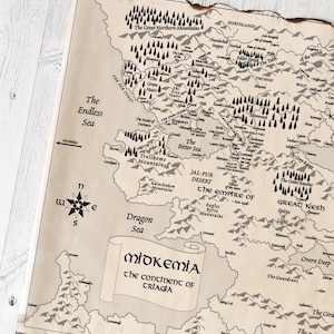 The Riftwar Cycle Map, Midkemia Map, Magician Map, Silverthorn Map, the ...