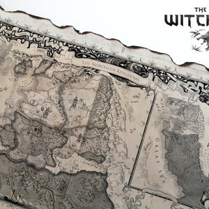 WITCHER, the Northern Kingdoms the Witcher Map, Cintra, Temeria Map ...