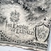 Empire of the Vampire Map, Handmade Scroll, Fantasy Art - Etsy