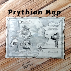 Map of Prythian, ACOTAR Map, Realm of Faeries Map, A Court of Thorns ...
