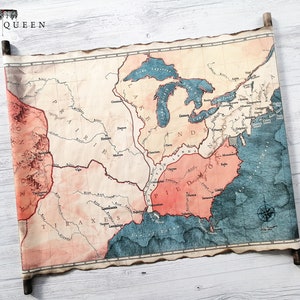 RED QUEEN MAP, Map of Red Queen's Kingdom of Norta, Glass Sword, King's ...