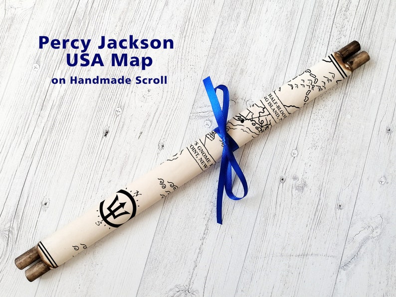 Lightning Thief Map, Percy Jackson and the Olympians USA, the Heroes of ...
