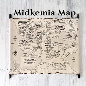 The Riftwar Cycle Map, Midkemia Map, Magician Map, Silverthorn Map, the ...