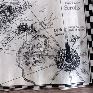 End-world Map, the Dark Tower Map, the Gunslinger Map, Mid World Map ...