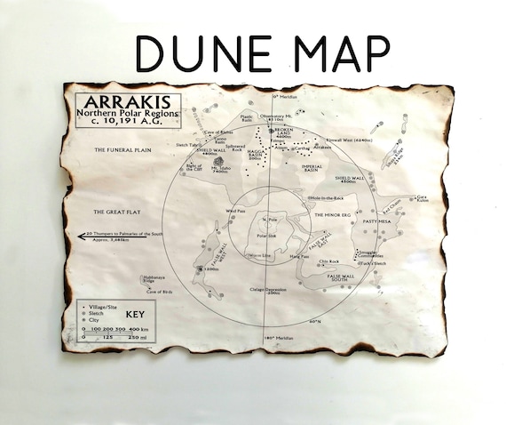 Arrakis Planet Map