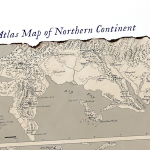 Map of Pern, Dragonriders of Pern Map, Dragonflight Map, Pern Atlas Map ...