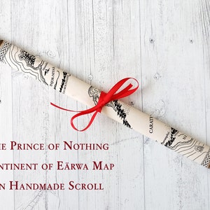 Continent of Eärwa Map, the Prince of Nothing Book Map, Eärwa Fantasy ...