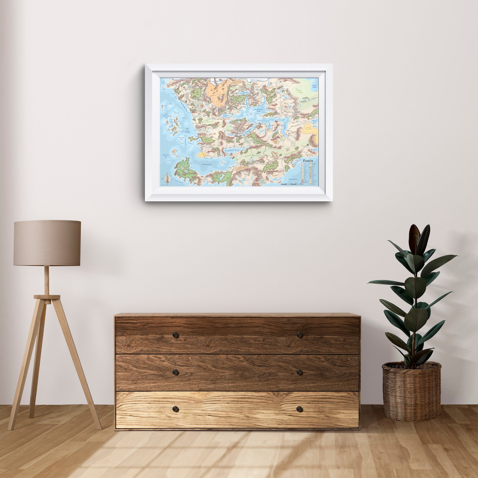 Faerûn Map Forgotten Realms Map Dnd Map of Faerun Map of - Etsy Canada