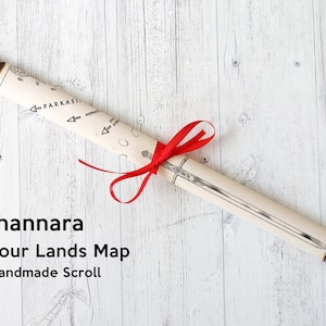 Shannara Map From the Sword of Shannara: the Four Lands, Handmade ...