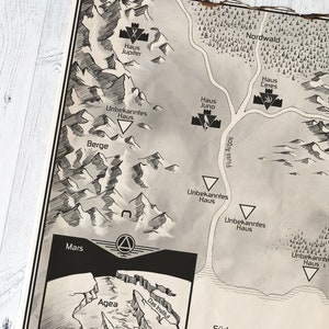 Red Rising Saga Map on Handmade Scroll, German Edition Map, Red-rising ...