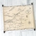 Six Duchies Map Handmade Scroll, Fantasy Bookshelf Decor, the Realm of ...