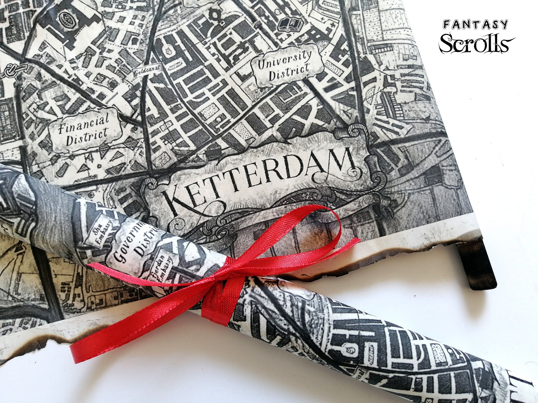 Six of Crows Ketterdam Map the Grishaverse Map Crooked - Etsy Canada