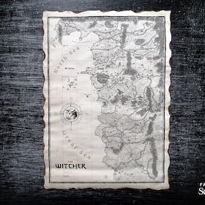 The WITCHER World Map, Northern Kingdoms Map, the Continent Map ...