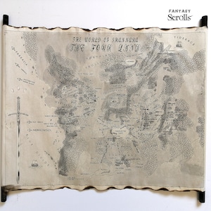 The Four Lands Shannara Map, the Realm of Shannara Map, the Shannara Chronicles Map, the Sword ...
