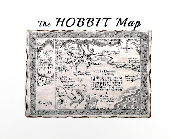 Mapa Do Livro O Hobbit