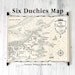 The Old Kingdom Map on Handmade Scroll, Abhorsen Map, Mogget's Map ...