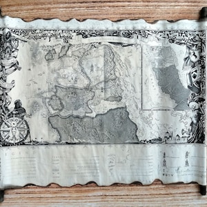 WITCHER, the Northern Kingdoms the Witcher Map, Cintra, Temeria Map ...