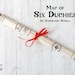 Six Duchies Map Handmade Scroll, Fantasy Bookshelf Decor, the Realm of ...