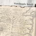 Map of the Seven Realms on Handmade Scroll, the Demon King World ...