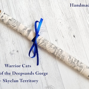 Warrior Cats Map of the Deepsands Gorge - Skyclan Territory Map ...