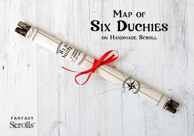 Six Duchies Map Print, Realm of the Elderlings, Fantasy Art - Etsy