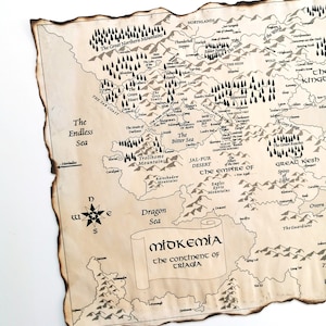 The Riftwar Cycle Map, Midkemia Map, Magician Map, Silverthorn Map, the ...
