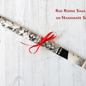 Red Rising Book Map on Handmade Scroll, Red Rising Saga Map, Golden Son ...